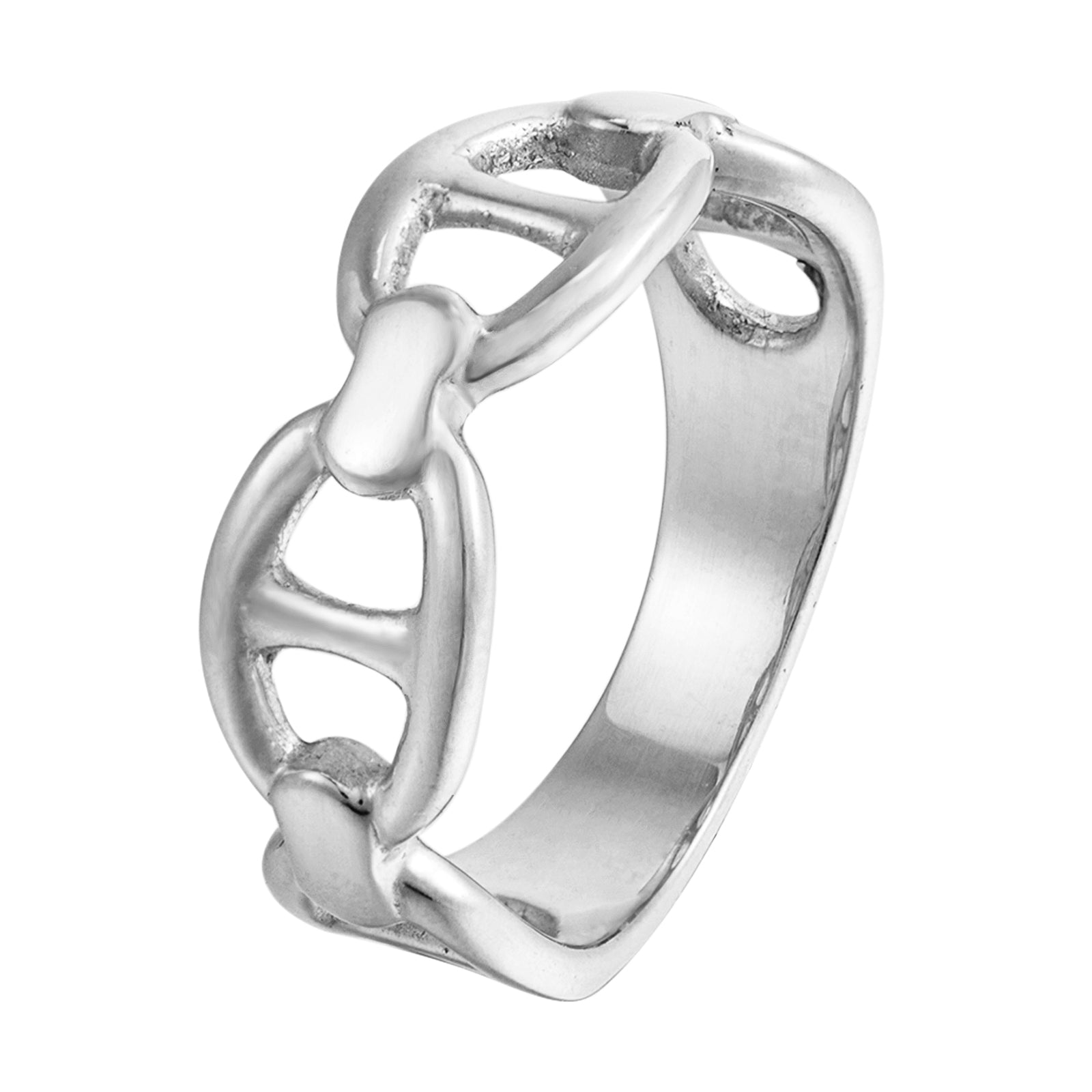 Sterling Silver Mariner Ring (Mens) & Seol + Gold