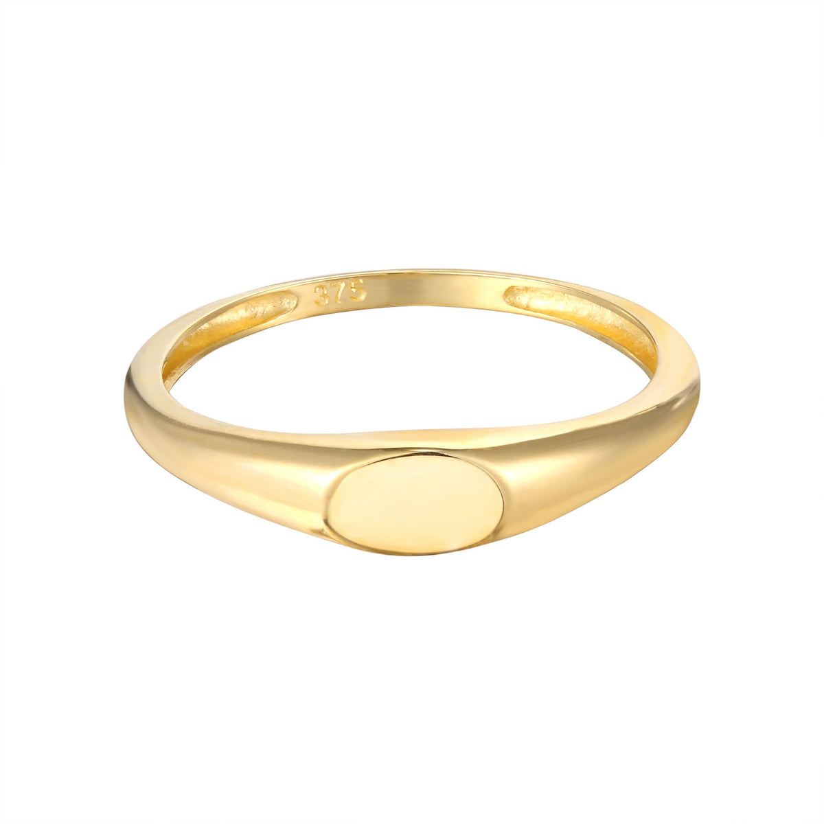 9ct Solid Gold Oval Ring