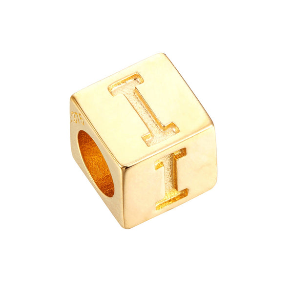 9ct Solid Gold Letter Block Charms